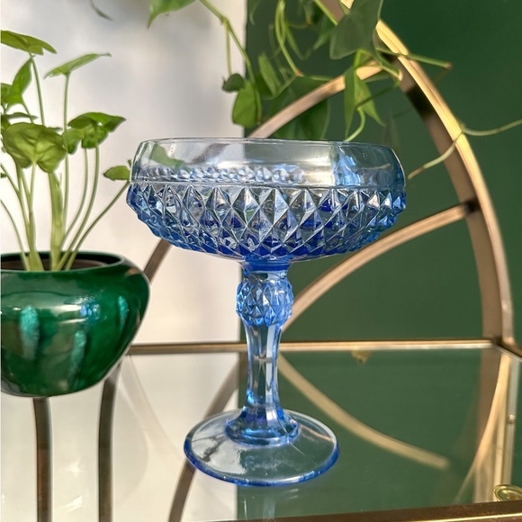 Indiana Glass | Accents | Vintage Indiana Glass Diamond Point Tall ...